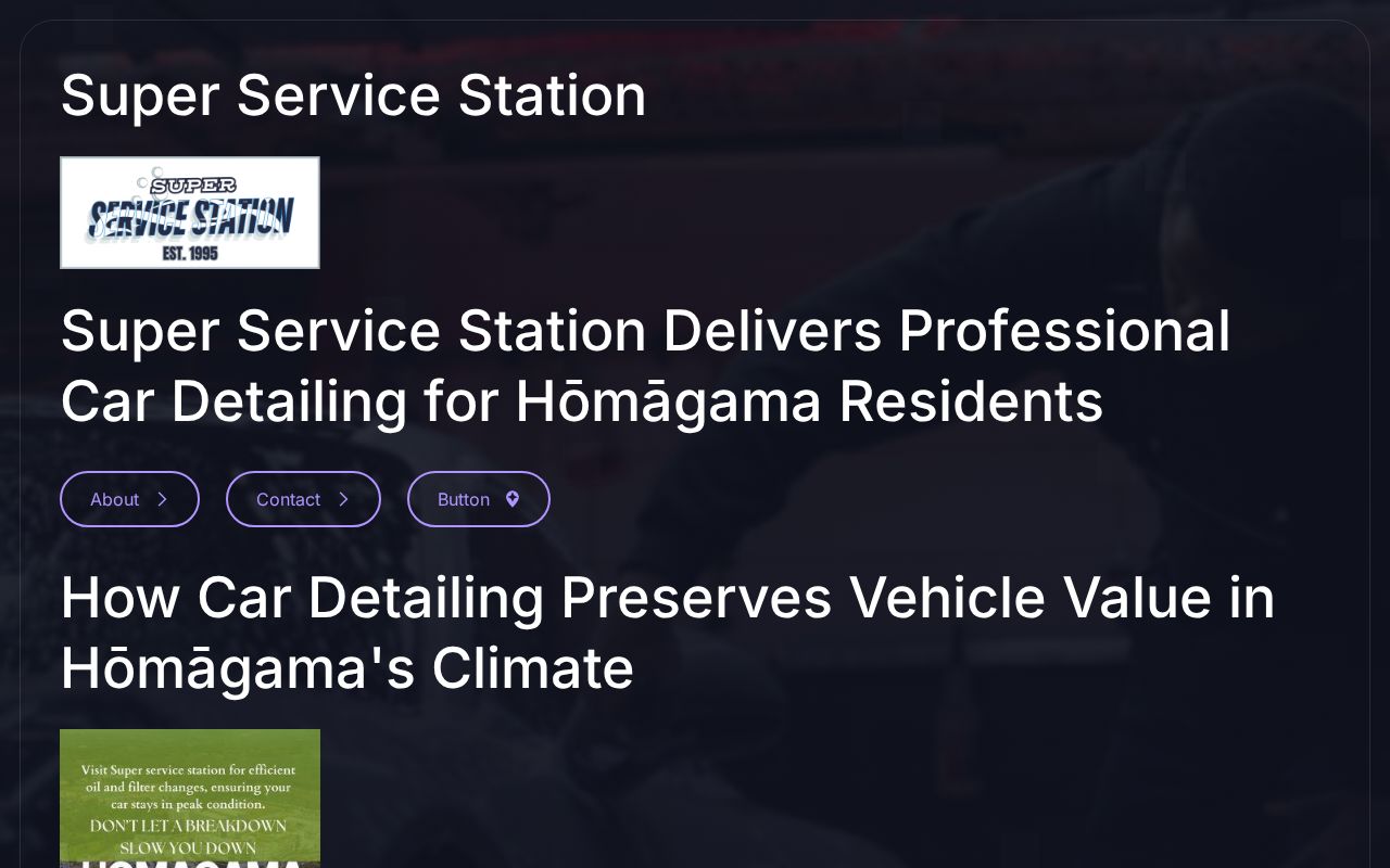 Super Service Station – Premium Auto Detailing Services in Kaduwela
